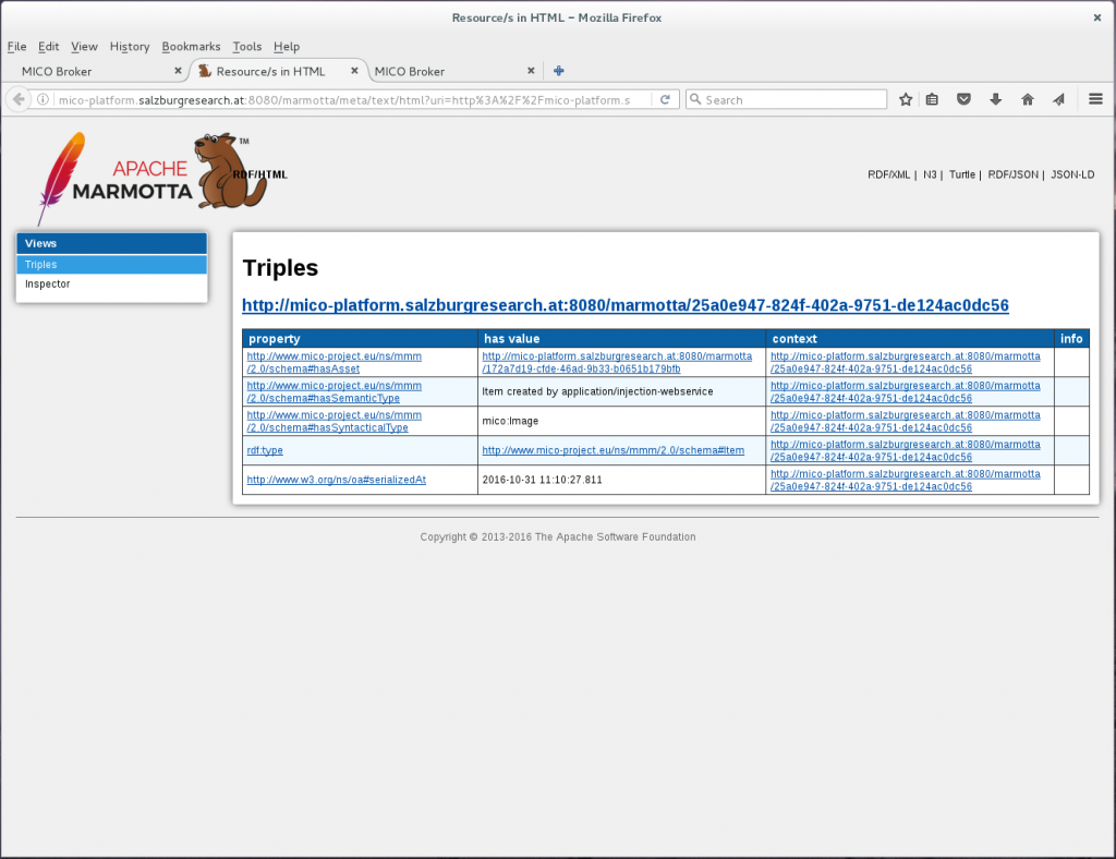 Content injection to a pre-defined workflow – Mico Project